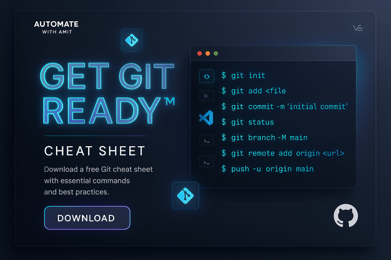 Free Git Command Cheat Sheet for IT Interviews