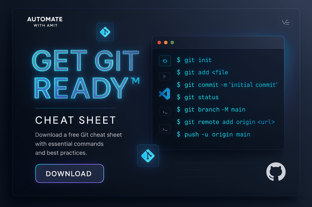 Free Git Command Cheat Sheet for IT Interviews
