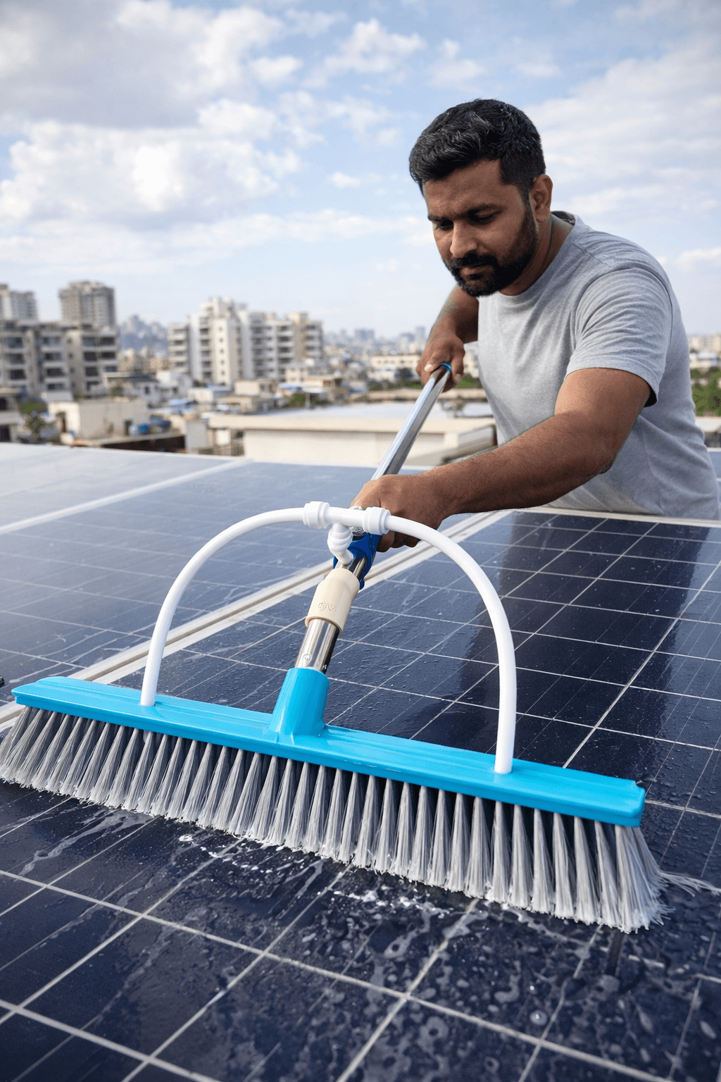 Best Solar Cleaning Tool to Increase Solar Efficiency & Power Output